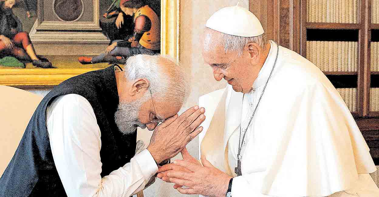Pope-Modi Meeting: Tree is known by its Fruits Dr Suresh Mathew ...